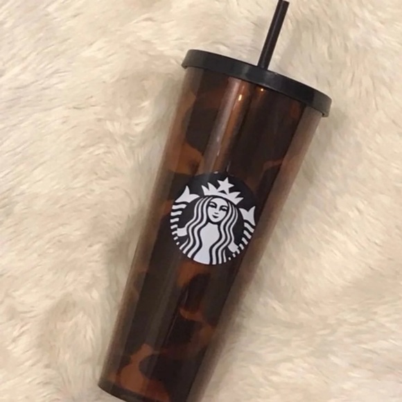 Starbucks | Other | Starbucks Tumbler Tortoise Shell Cheetah Leopard ...